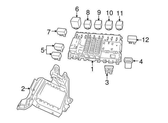2004-2006 Pontiac GTO Multi-Purpose Relay 92092444 | TascaParts.com