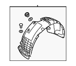 86812-D9500 - Fender Liner 2020-2022 Kia Sportage | Kia.Parts Store