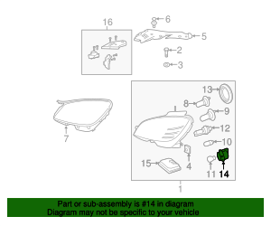 001-826-51-82-65 - Turn Signal Light Socket 2008-2020 Mercedes-Benz ...