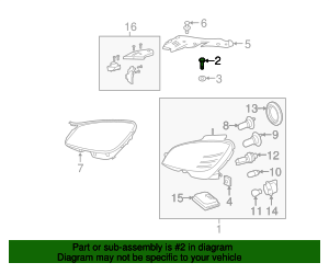 000-990-90-00 - Headlight Mounting Bolt 2010-2024 Mercedes-Benz ...