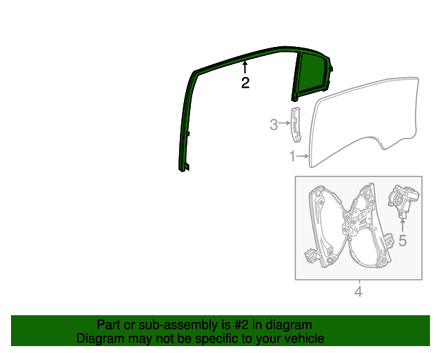 22906080 GM Fixed Glass | GM Parts Store