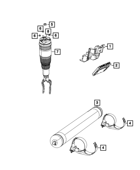 Air Suspension for 2021 Jeep Grand Cherokee | Mopar OEM Parts Direct