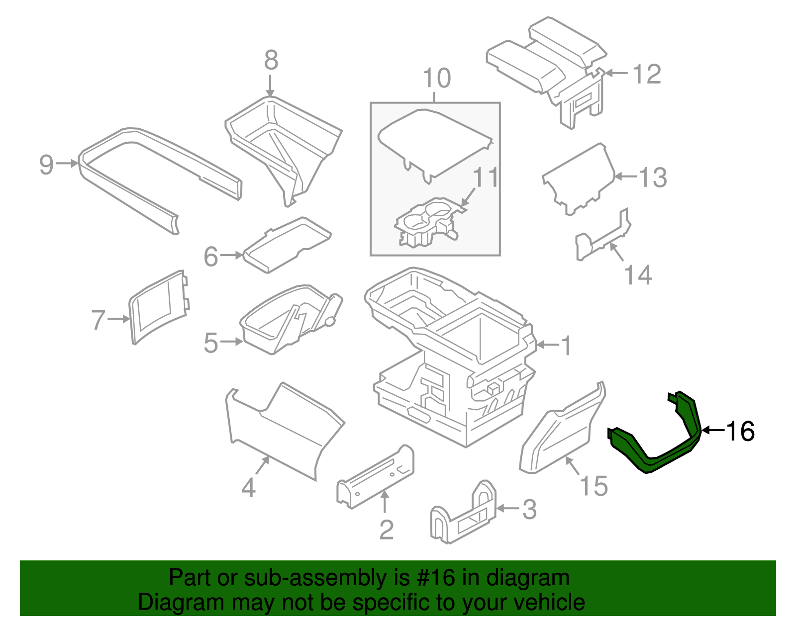 2022-2024 Lincoln Navigator Trim Bezel JL7Z-78045D56-BD | Varsity Ford
