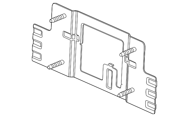 95049284 - Engine Control Module Bracket - 2012-2020 Chevrolet Sonic ...