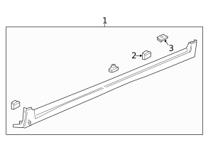 2022-2023 Chevrolet Bolt EUV Rocker Panel Guard 42786096 ...