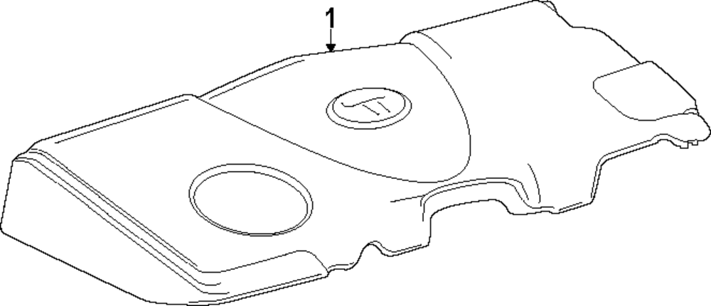 2023-2025 Toyota Engine Cover 12601-25240 | Toyota Parts Center