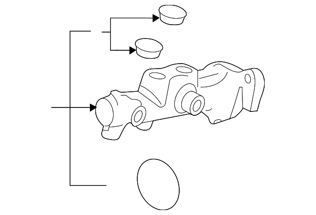 2007-2015 Ford Master Cylinder CT4Z-2140-A | OEM Parts Online