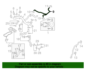 4F0-121-107-AG - Hose Assembly 2005-2011 Audi | Audi OEM Parts