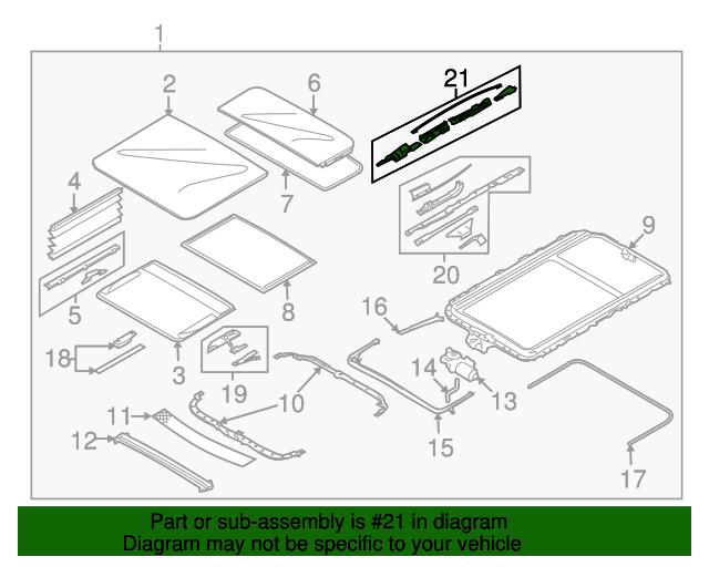 54107227894 - 2006-2012 BMW Gate Assembly (54-10-7-227-894) | BMW of ...
