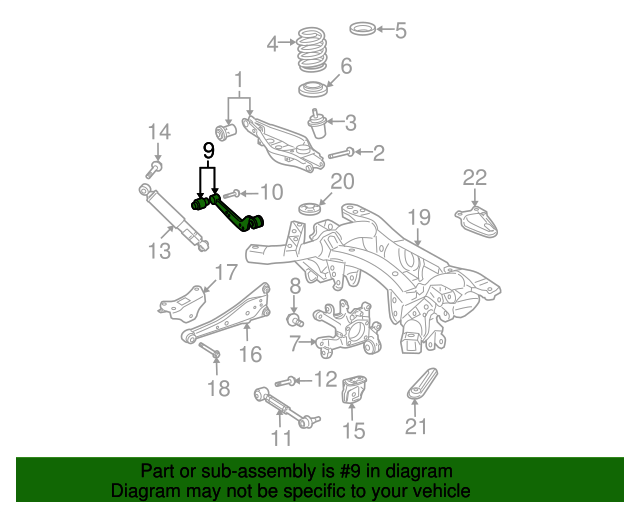 48790-42020 - Upper Control Arm - 2006-2018 Toyota RAV4 | OEM Genuine ...