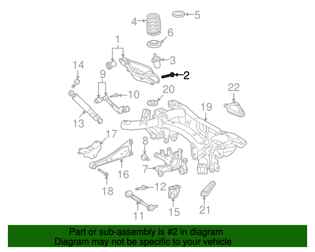 2006-2020 Toyota Bolt, With Washer 90119-A0327 | Toyota Parts Center