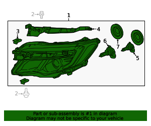 2016-2020 Honda Composite Headlamp 33100-TG7-A12 | OEM Parts Online