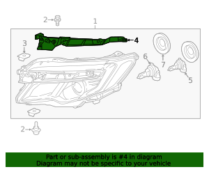 2016-2021 Honda Bracket, L (1) 33155-TG7-A01 | OEM Parts Online