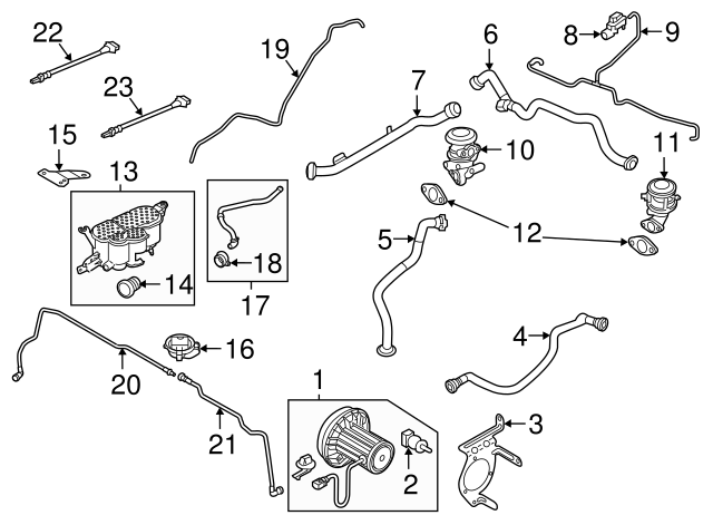2015-2019 Audi Vacuum Hose 06E-133-773-EP | Audi USA Parts