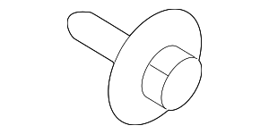 2010-2019 Ford Fender Screw -W714339-S439 | QuirkParts