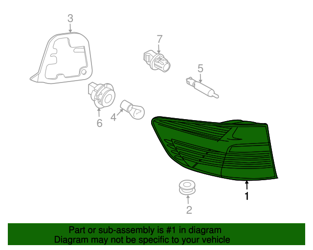 63-21-7-295-003 - Tail Lamp - 2013 2014 BMW X6 | Buy BMW Parts Now