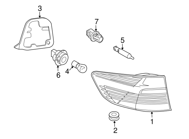 63-21-7-179-986 - Tail Light Assembly 2008-2012 BMW X6 ...
