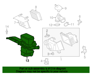 2011-2012 Toyota Sienna Air Inlet Assembly 17750-0V020 | Toyota Parts ...