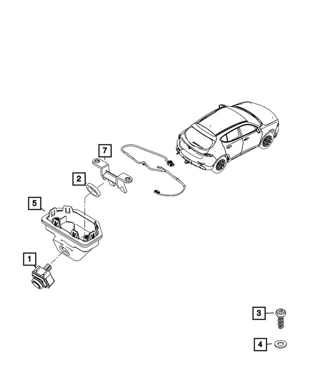 2023 Dodge Hornet Camera 68606961AA | Mopar eStore