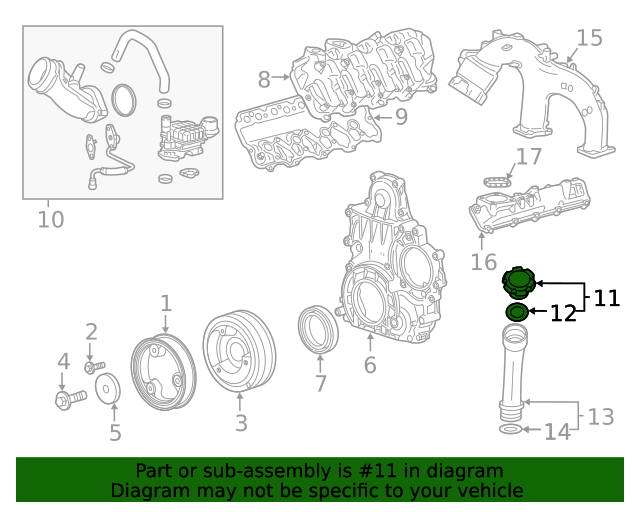 2017-2024 GM Engine Oil Filler Cap 12677347 GM | GMPartsDirect.com