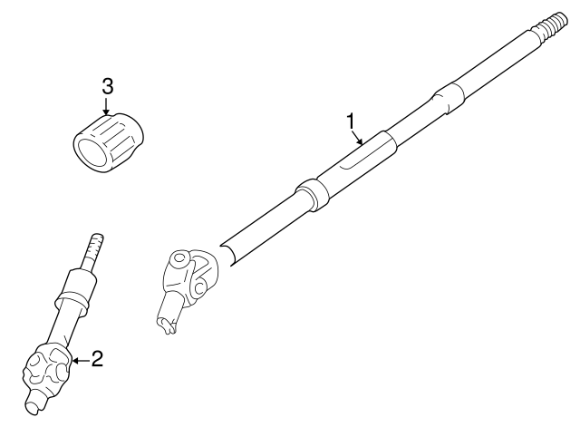 1996-1999 Toyota RAV4 Steering Shaft 45210-20260 | Toyota San Diego Parts