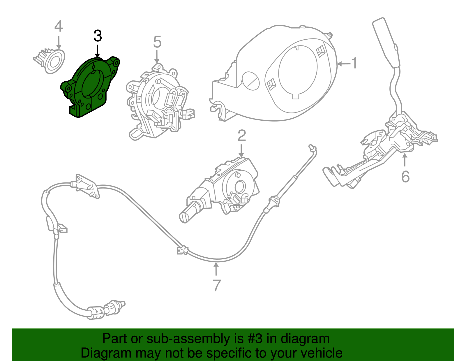 2016-2024 Nissan Angle Sensor 47945-5AA1A | Team Nissan Inc.