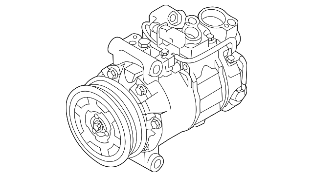 7P0-820-803-N - A/C Compressor 2009-2013 Audi Q7 | Audi OEM Parts