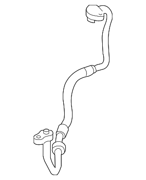 2009-2015 Audi Q7 A/C Refrigerant Suction Hose 7L6-820-744-BQ ...