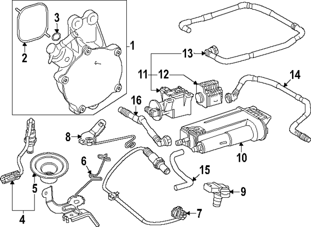 29345-22011 - Power Brake Booster Vacuum Pump Seal 2023-2024 Toyota GR ...