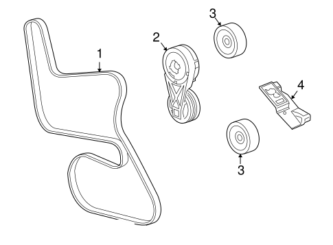 Belts & Pulleys for 2005 Saturn Relay | GMPartsDirect.com