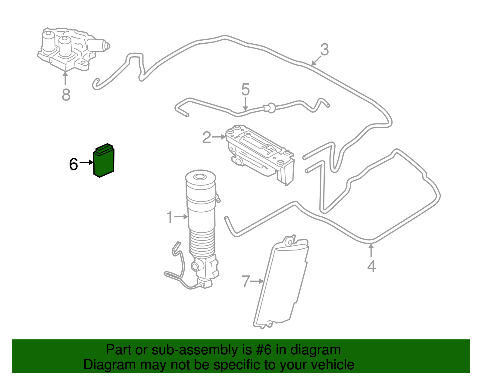 37146860385 - 2009-2017 BMW Air Suspension Control Module (37-14-6-860 ...