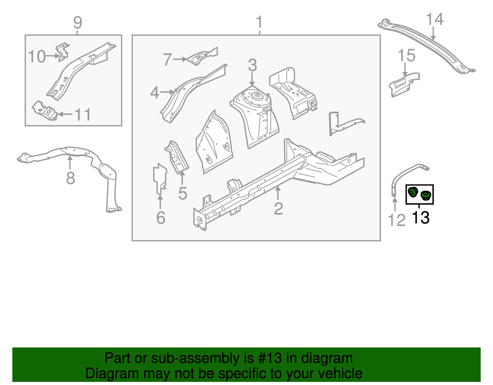 2018-2023 Ford Mustang Front Bracket jr3z16c198c | TascaParts.com