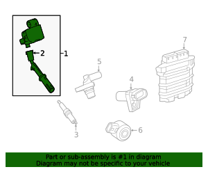 256-906-05-00 - Direct Ignition Coil 2019-2024 Mercedes-Benz ...