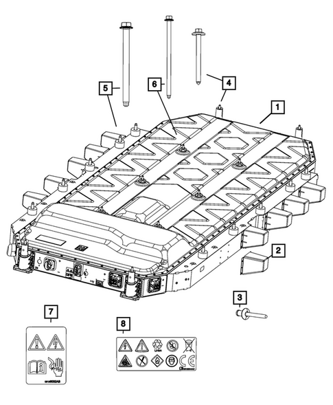High Voltage Battery Pack for 2025 Ram ProMaster EV | Mopar eStore