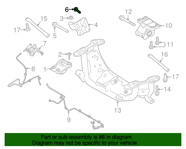 Genuine Disc Brake Caliper Bracket Mounting Bolt for 2015-2023 Land ...