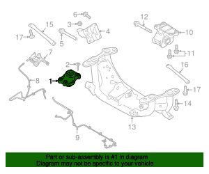 Genuine Motor Mount for 2016-2021 Land Rover | Land Rover Part ...