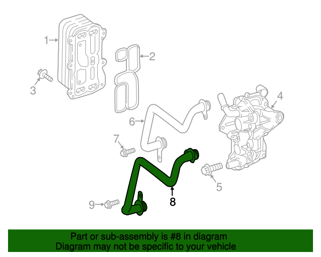 274-188-04-20 - Oil Line 2017-2021 Mercedes-Benz | Mercedes-Benz USA Parts