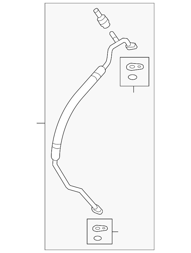 2013-2018 Ford A/C Refrigerant Suction Hose DA8Z-19867-B | OEM Parts Online
