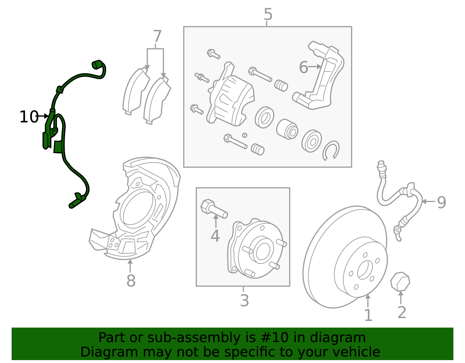 89542-42070 - Front Speed Sensor 2019-2024 Toyota | American Toyota Parts