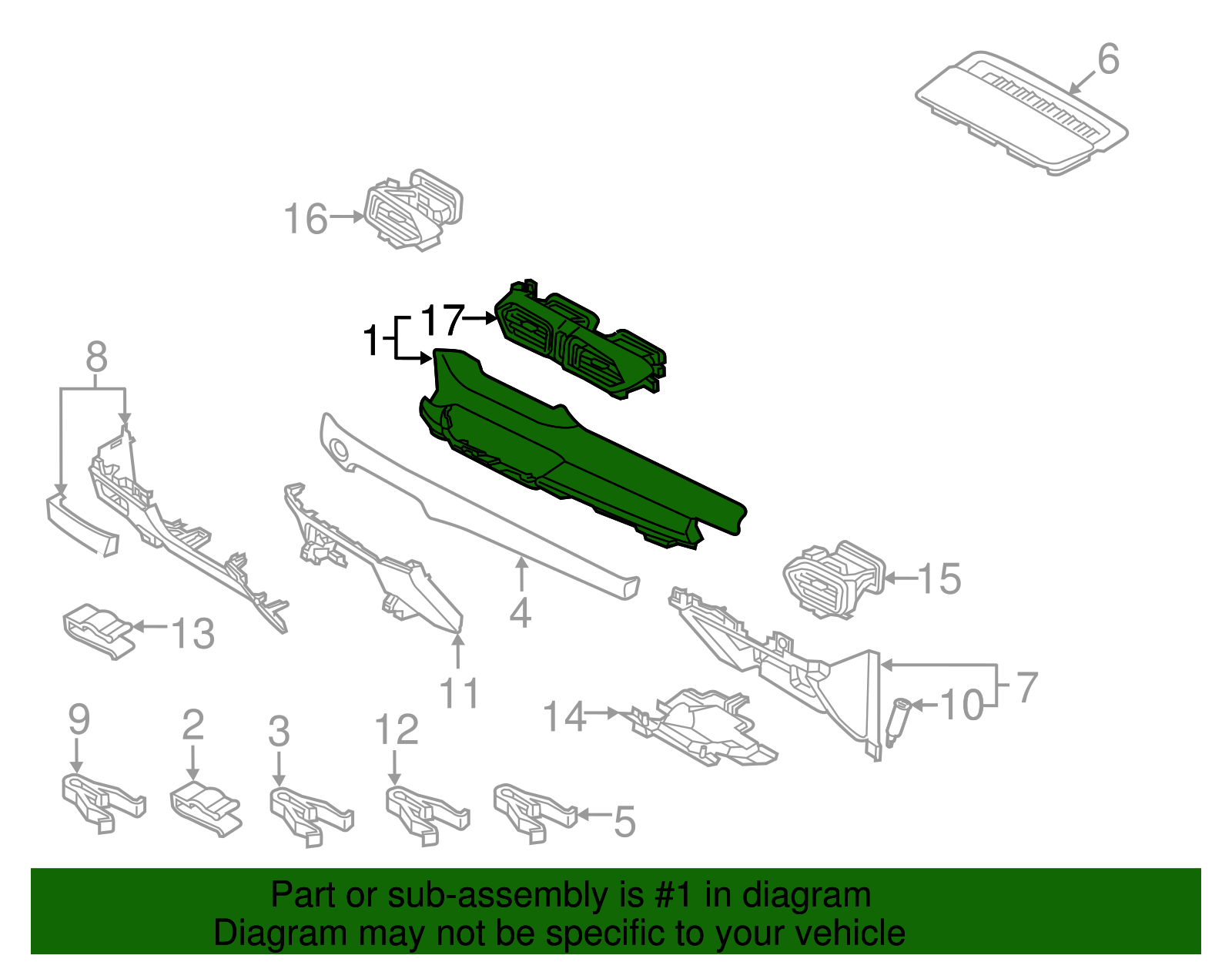 2021-2024 Mazda CX-5 Upper Panel KJL1-55-150A-02 | RealMazdaParts.com