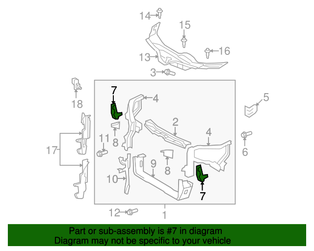 2009-2015 Toyota Venza Upper Arm 52142-0T010 | Toyota Parts Center