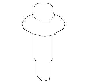 90467-10210 - Sight Shield Pin - 2009-2015 Toyota Venza | Conicelli ...