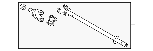 Genuine OEM Ford Part - Drive Axle Shaft EC3Z-3219-E | Genuine OEM Ford ...