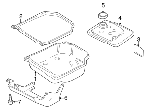 2002-2006 Volkswagen Transmission Oil Filter 09A-325-429 | VW Direct ...