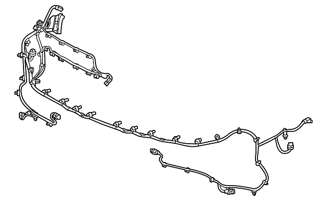 2021-2023 Chevrolet Front Object Alarm Sensor Wiring Harness 84813516 ...