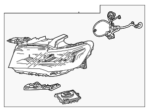 2021-2022 Cadillac Passenger Side Headlamp 84950149 | Auto Parts Express
