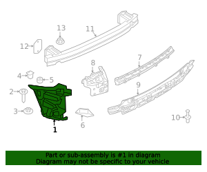 Genuine BMW 51-12-8-075-843 | Side Support | FREE Shipping on Most ...