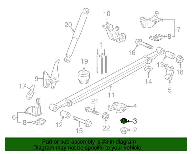 2015-2024 GM Multi-Purpose Washer 11609637 GM | GMPartsDirect.com