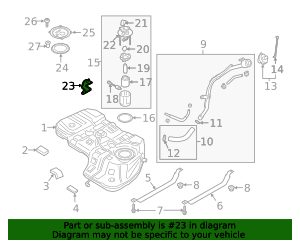 Genuine Fuel Gauge Sending Unit for 2019-2024 Hyundai | Part# 94460 ...