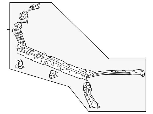 2013-2016 GM Front End Upper Tie Bar 42516760 GM | GMPartsDirect.com
